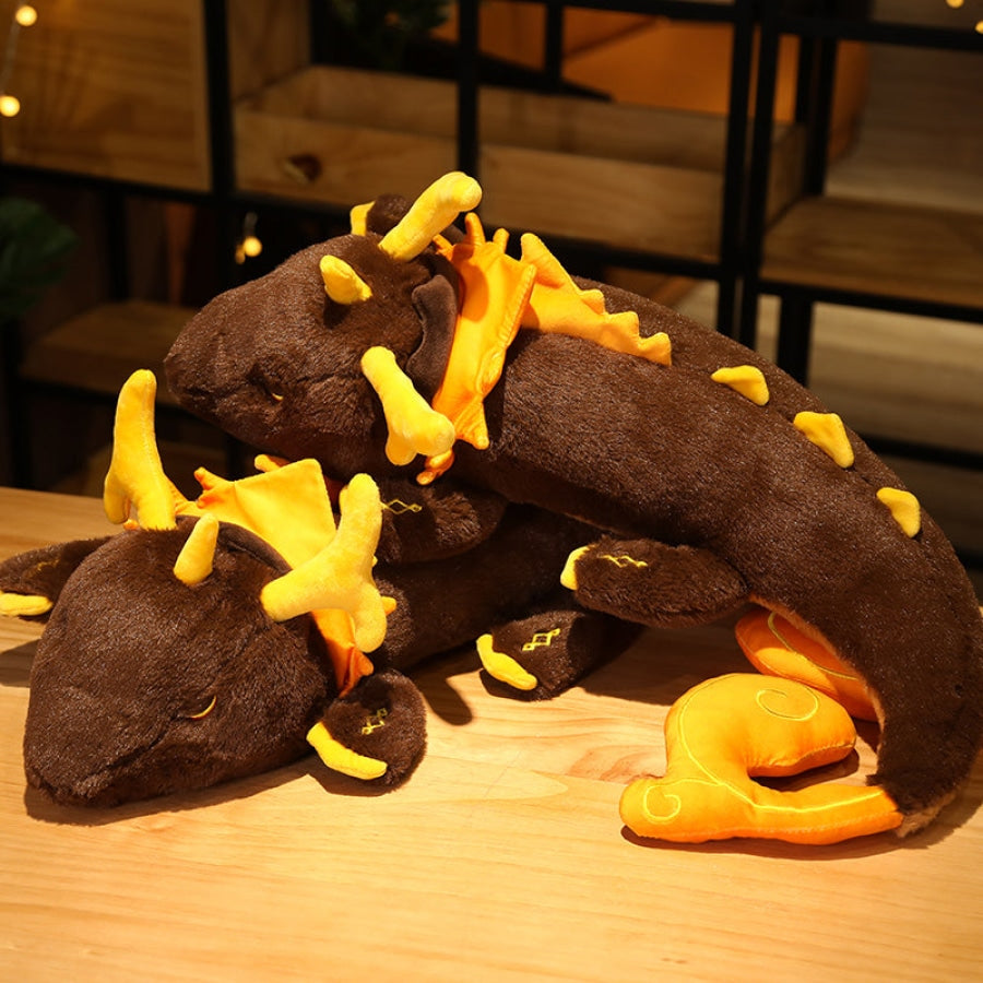 Genshin Impact Exuvia Zhongli Dragon Cosplay poupée en peluche C07558